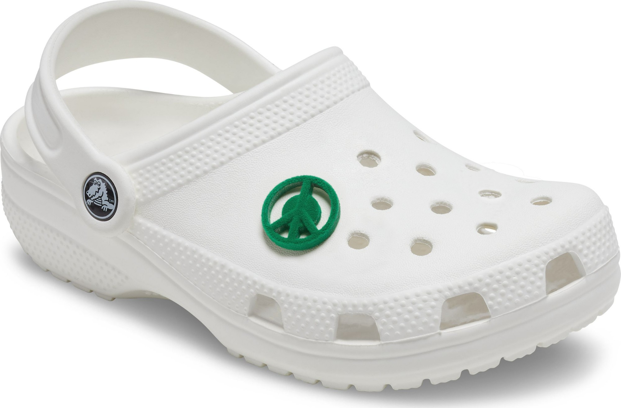 Crocs™ Jibbitz Grass Textured Peace Sign | crocs.ee
